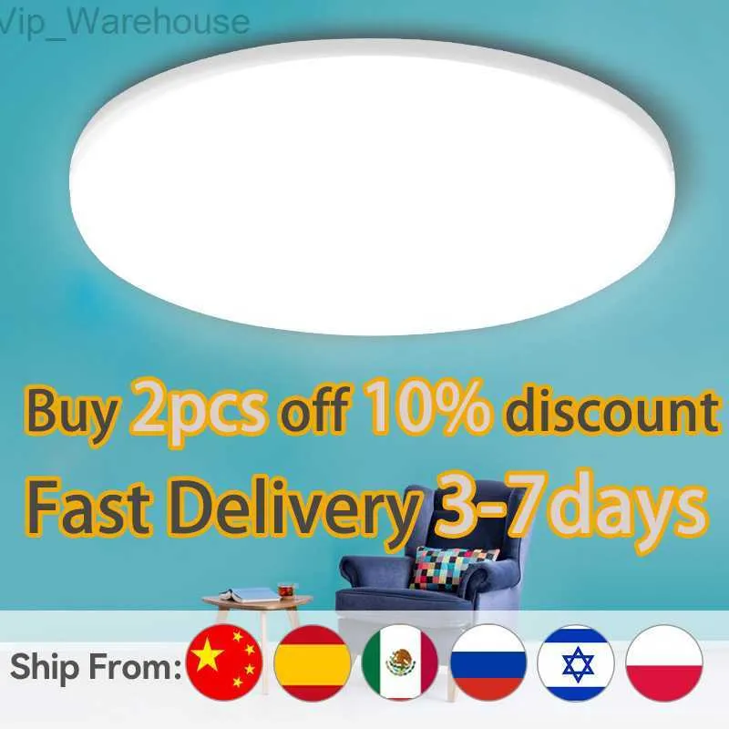 Modern LED Ceiling Light - Stylish & Energy-Efficient Lighting for Living Room, Bedroom, Kitchen ...