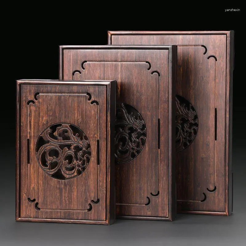 DHgate.com:Natural Bamboo Small Tea Tray with Drip Tray | Wooden Tea ...
