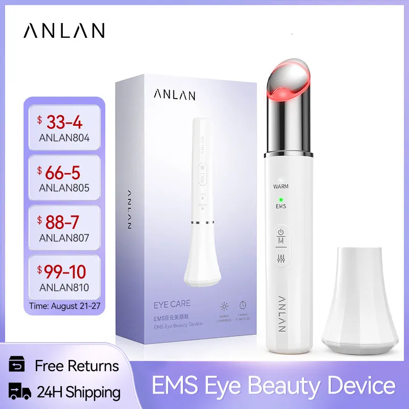 Anlan Ems Eye Beauty Device: Microcurrent Anti-Wrinkle Eye Massager for ...