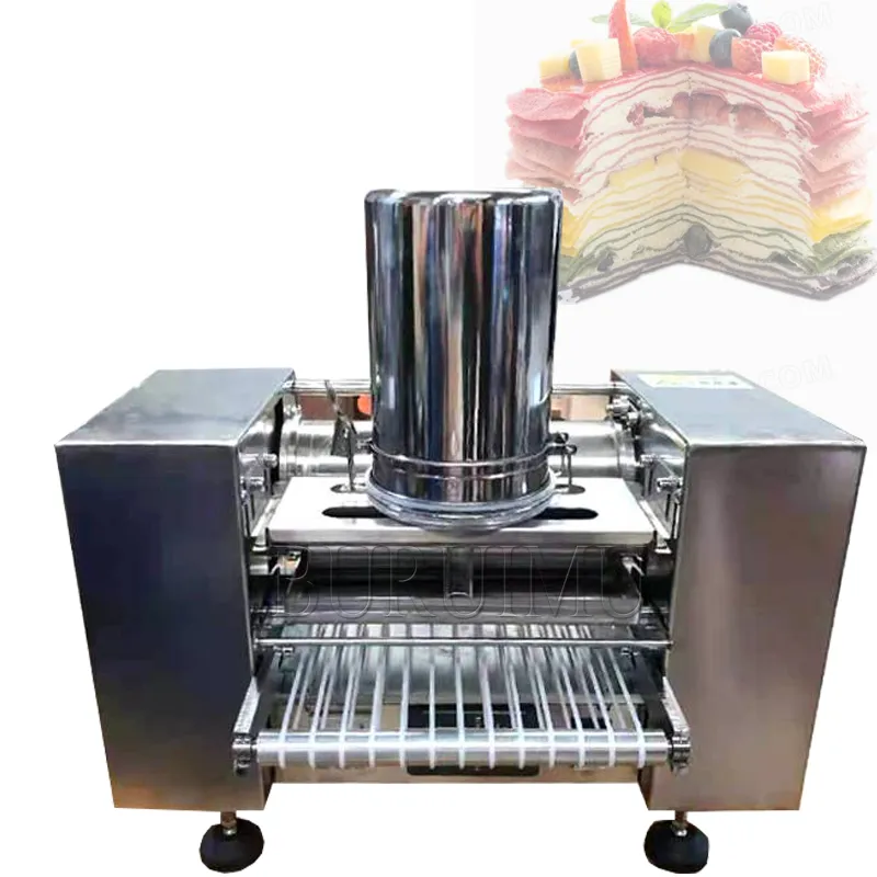 Commercial Cake Layer Machine Melaleuca Roti Mille Crepe Chapati ...