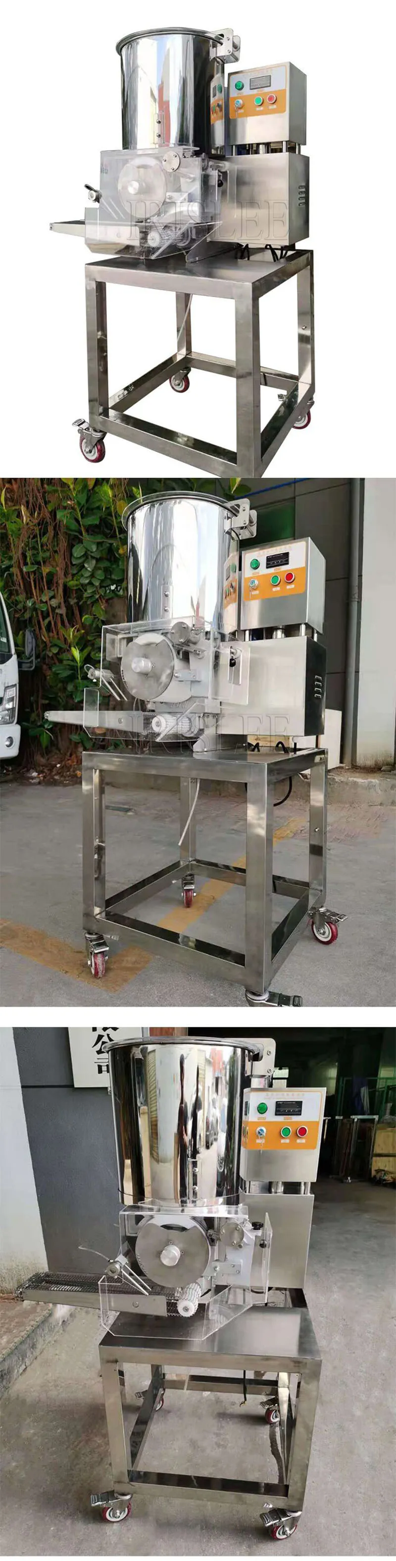 Home Made Hamburger Press: Round Meat Mixer Shaping Kitchen Machine For ...