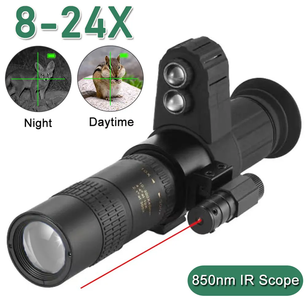 DHgate.com:Infrared Night Vision Monocular w/ Laser Sight - HD Tactical ...