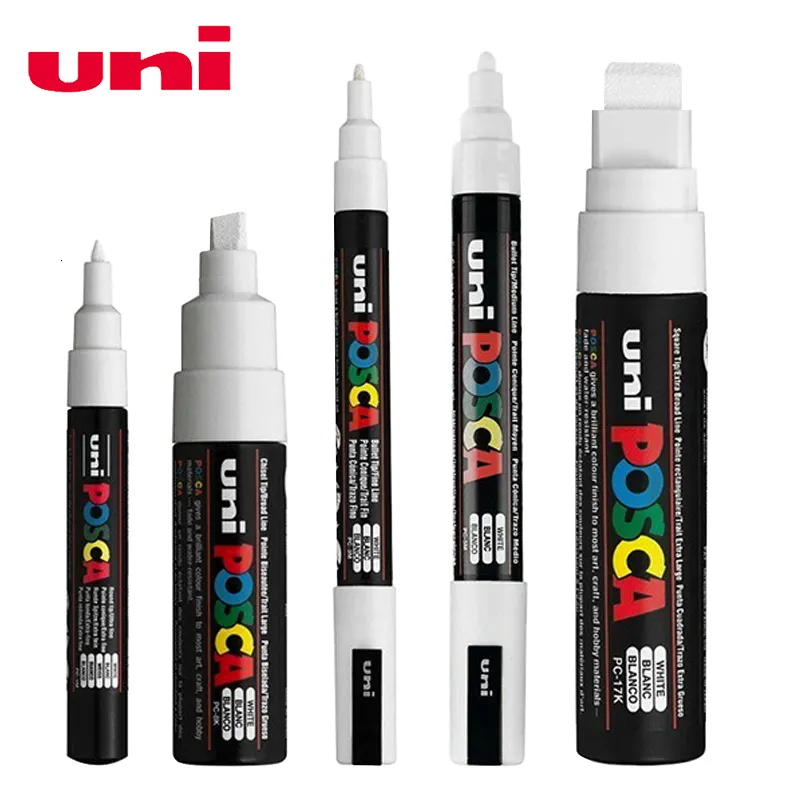 DHgate.com:5PCS UNI Posca Paint Pen Set, Mixed Marker 5 Sizes Each with ...