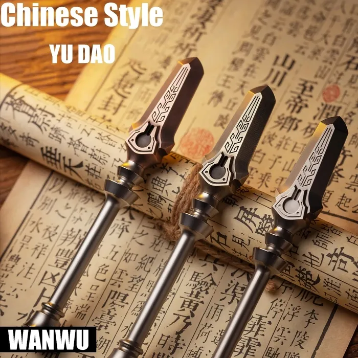 WANWU EDC Spinning Top - Chinese YU DAO Design, Ceramic Bead, Window ...