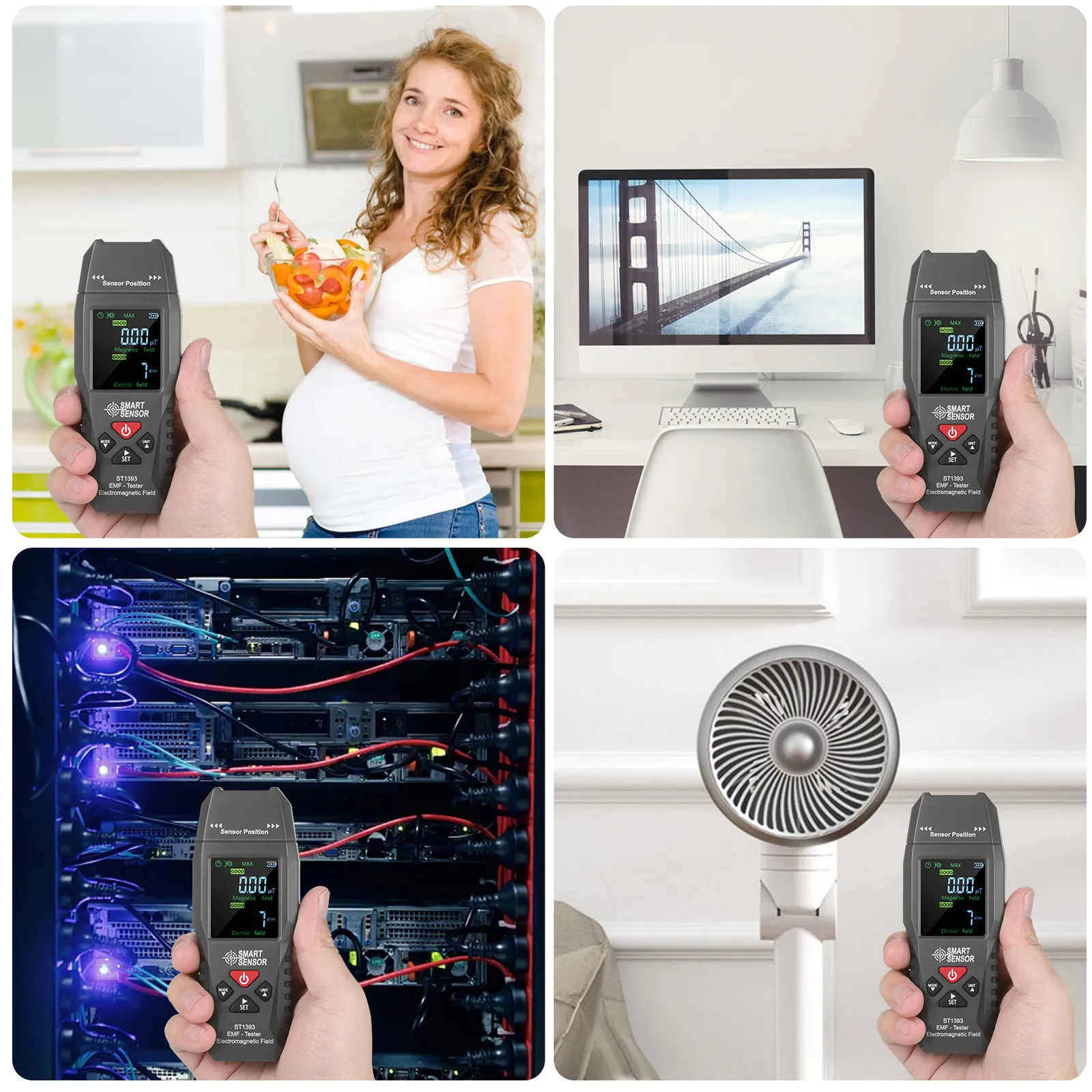 Wholesale Handheld Digital EMF Meter With Lcd Custom Character ...