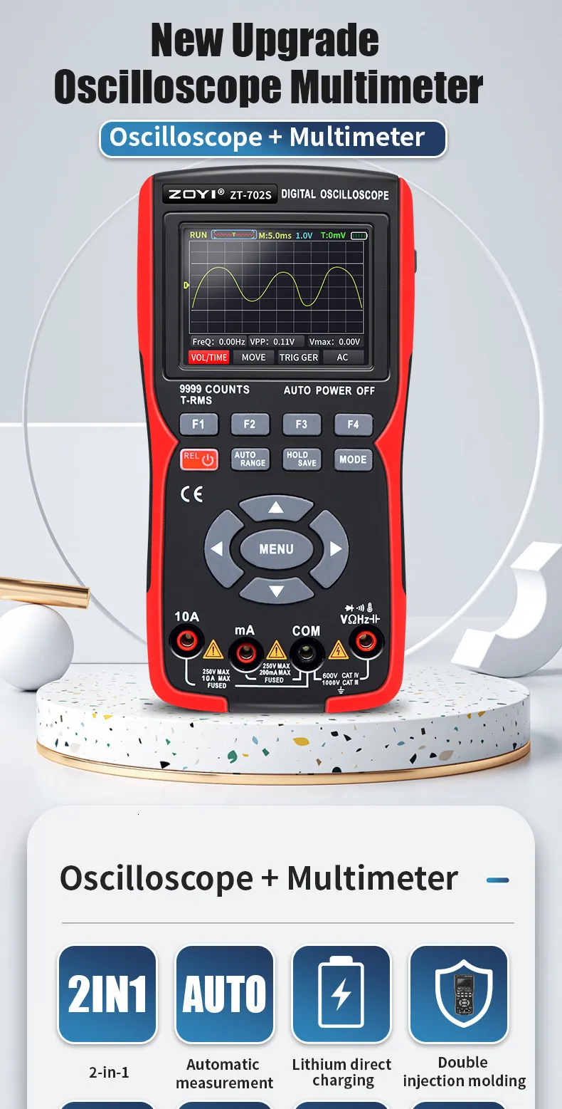 DHgate.com:2-in-1 Digital Oscilloscope Multimeter with 2.8" Screen ...