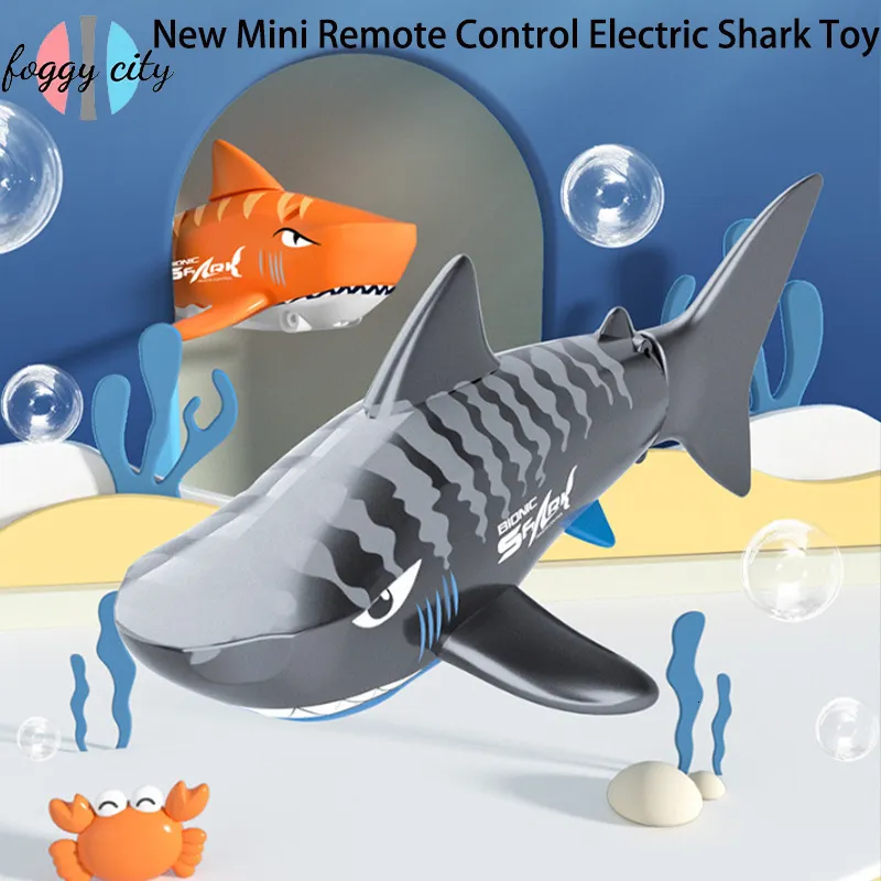 Mini Electric Shark Biomimetic Shark Fish With Infrared Control Perfect ...