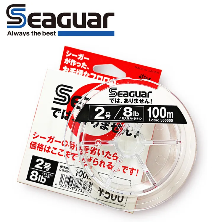 SEAGUAR White LABEL Original Fishing Line 4LB To 20LB, 100M OCARBON ...