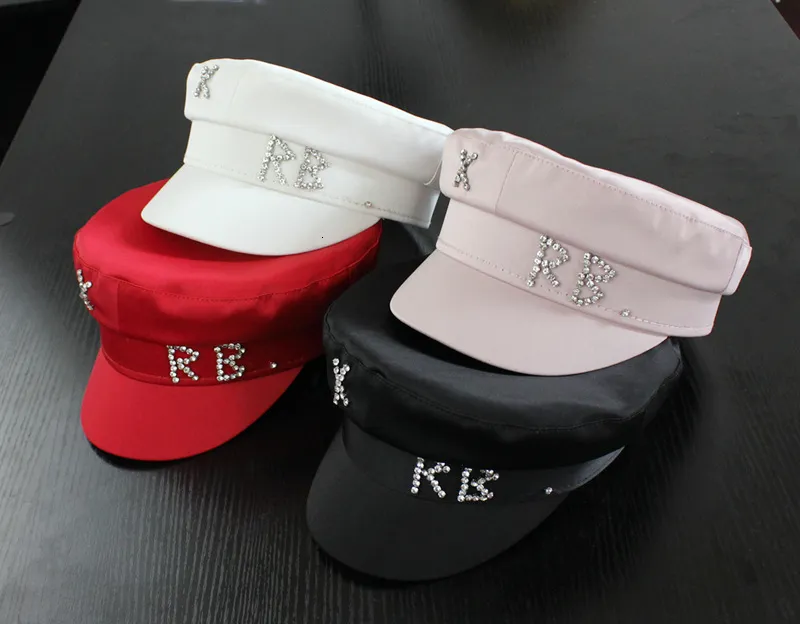 Berets Simple RB Hat Women Men Street Fashion Style... From Zhao05, $7. ...