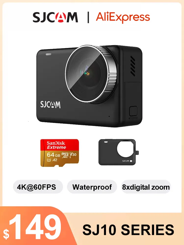 DHgate.com:SJCAM SJ10 PRO Action Camera: Weatherproof 4K 60FPS WiFi Gyro Anti-Shake 8x Zoom ...