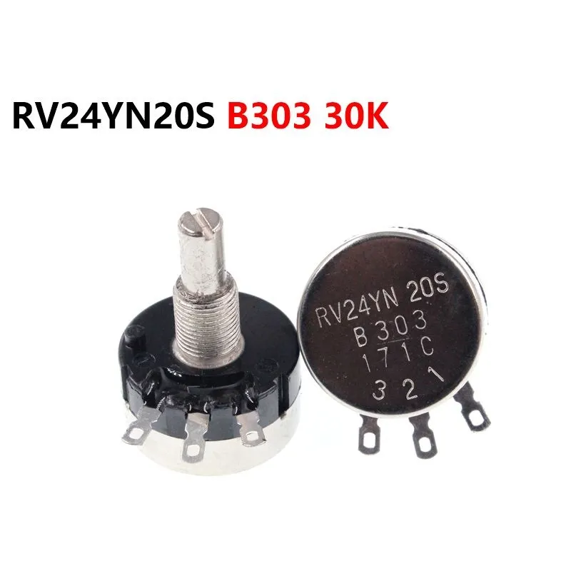 Wholesale RV24YN20S B303 30K Single Turn Carbon Film Potentiometer ...