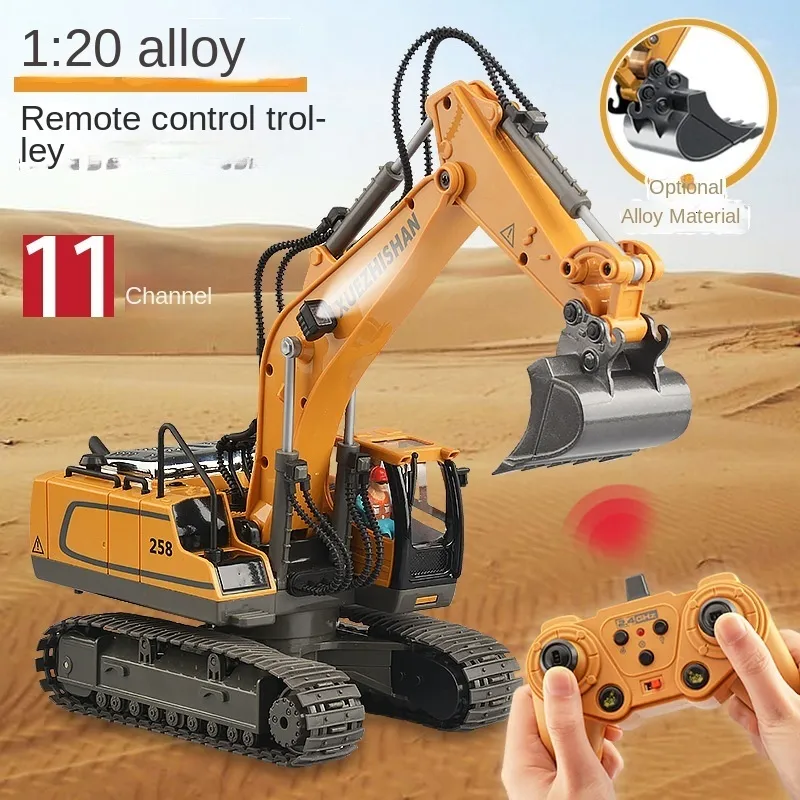 DHgate.com:Alloy Heavy-Duty Remote-Controlled Excavator Toy Car, Best ...