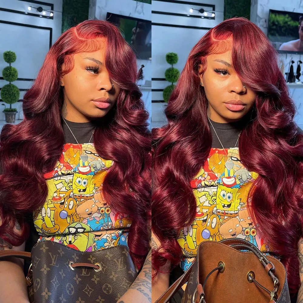 250% Density 13x6 Inch Body Wave Brazilian Human Hair Wig with Glueless ...