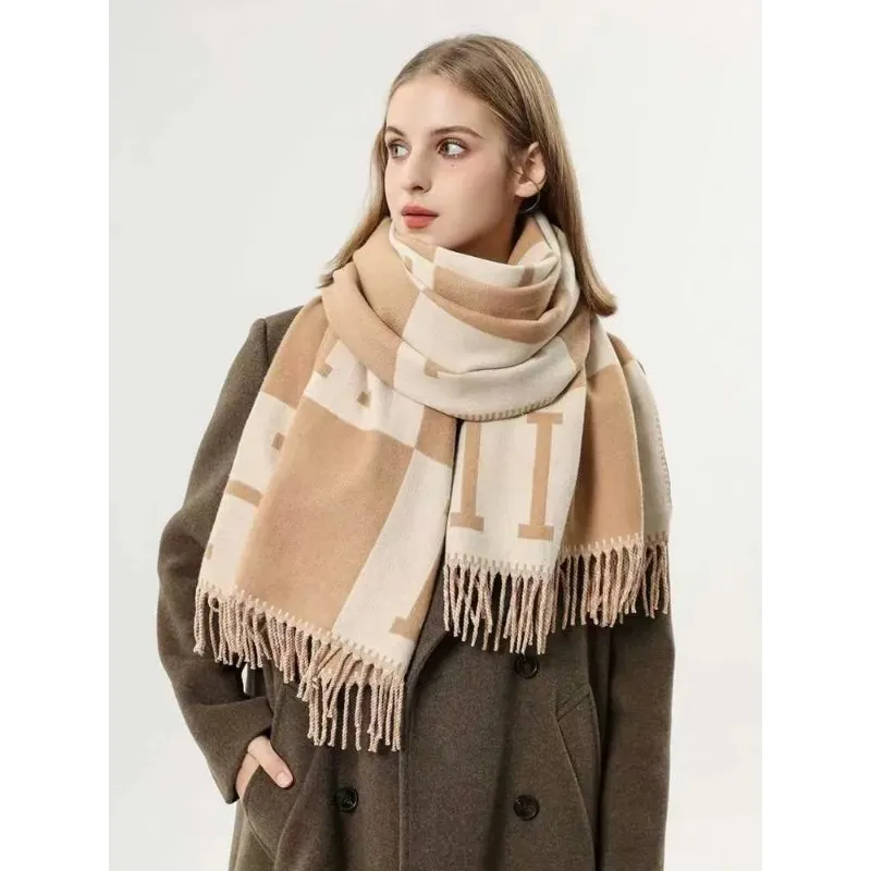 Luxury Cashmere Scarf - Designer Letter Scarves for Men & Women ...
