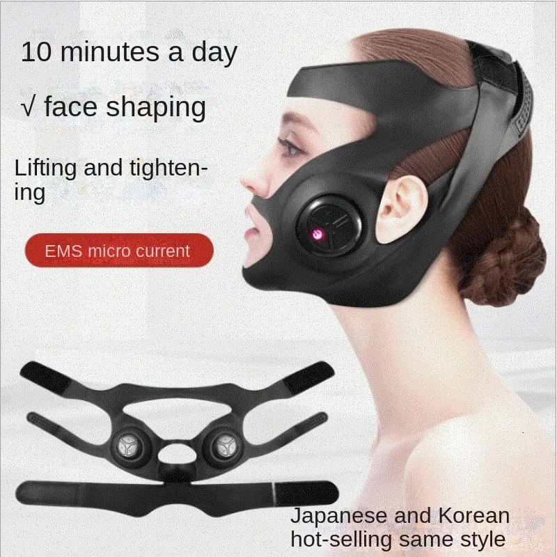 Face Massager EMS Microcurrent Lifting Device Lifting V Thin Face ...