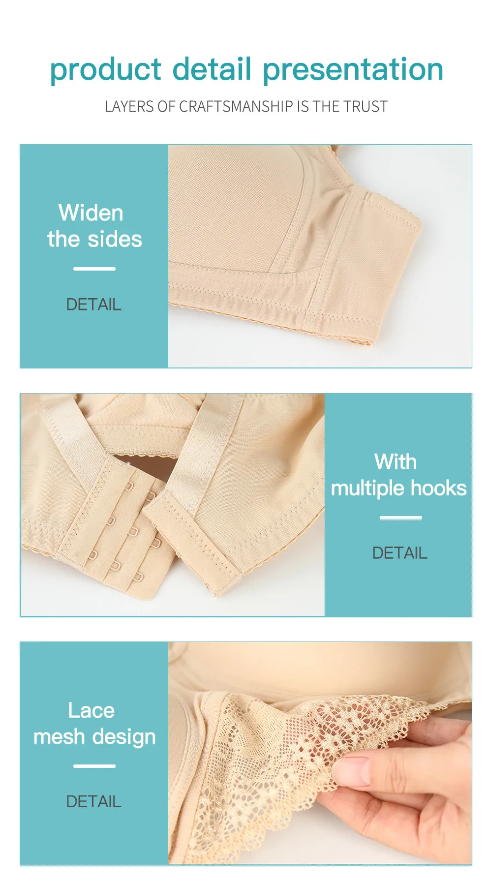 ONEFENG 6030 Mastectomy bra size - Silicone Pocket...