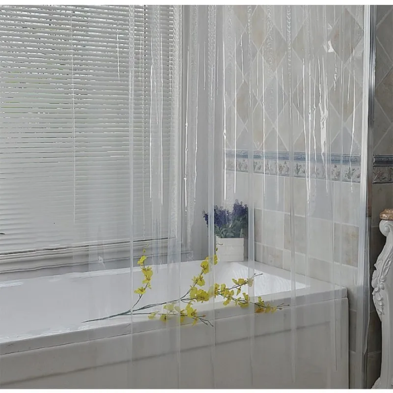 Shower Curtain: High Clear Waterproof Transparent Liner, Mildew ...