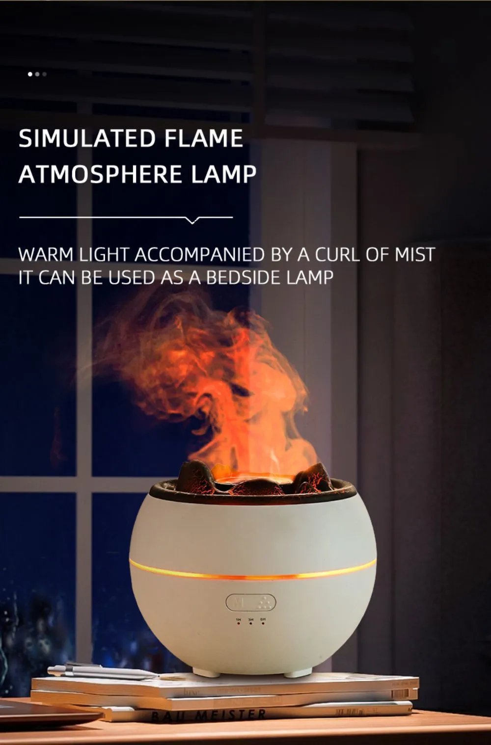 Aroma Diffuser Humidifier Ultrasonic Mist Maker with Essential Oil ...