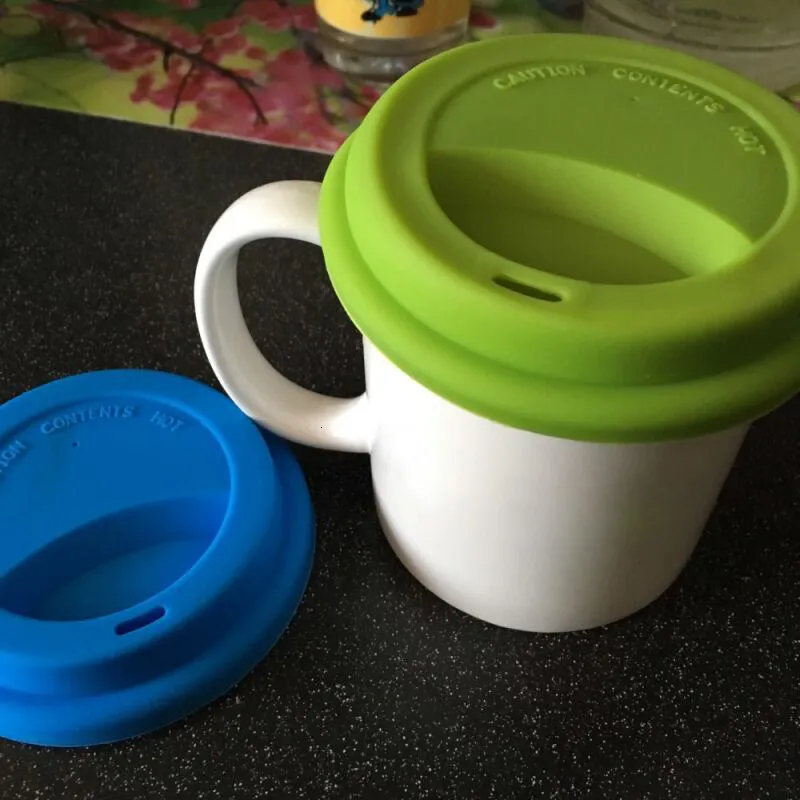 DHgate.com:Silicone Cup Lid, Leakproof Coffee Mug Cover, Heat Resistant ...