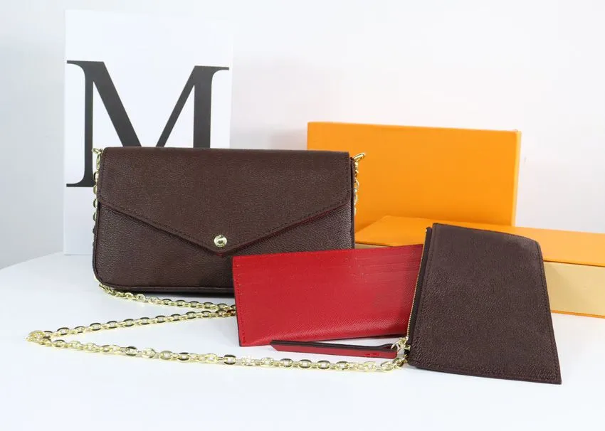 Bestselling Designer Three-In-One Shoulder Bag With Embossed Old Flower ...