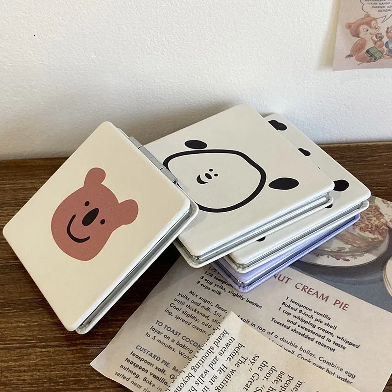 Cute Compact Mirror: Shiny Quicksand, Portable Magnifying, Standing ...