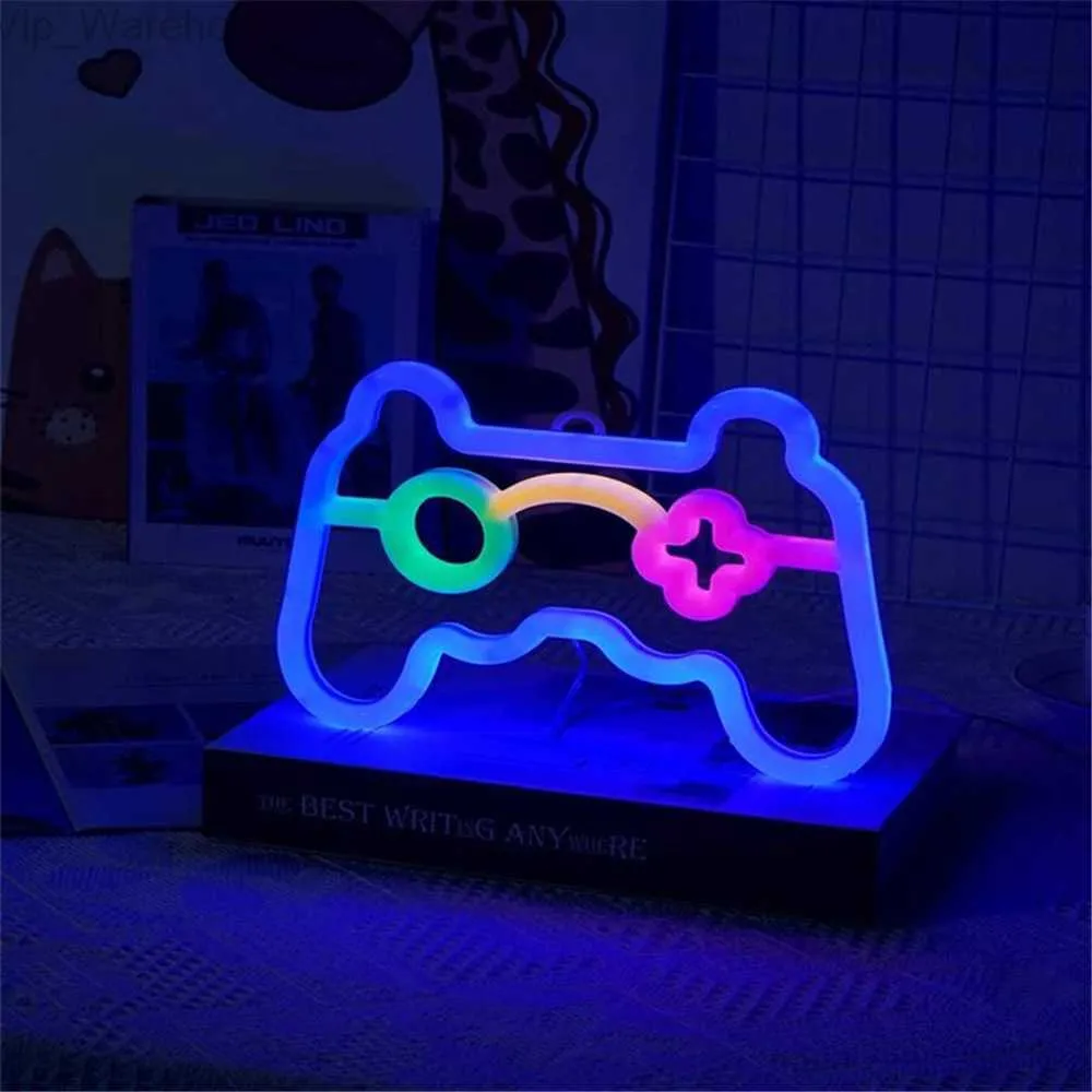 DHgate.com:Gaming Neon Sign LED Light - Gamepad Shape Wall Decor for ...
