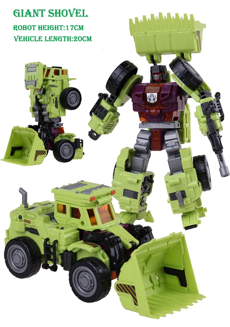 NBK Devastator 6 In 1 Combiner Robot 42cm/16.5in Oversize Transforming ...