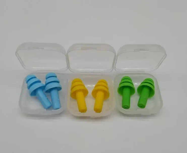 Silicone Earplugs For Shower, Travel & Sleep: Soft, Flexible Noise ...