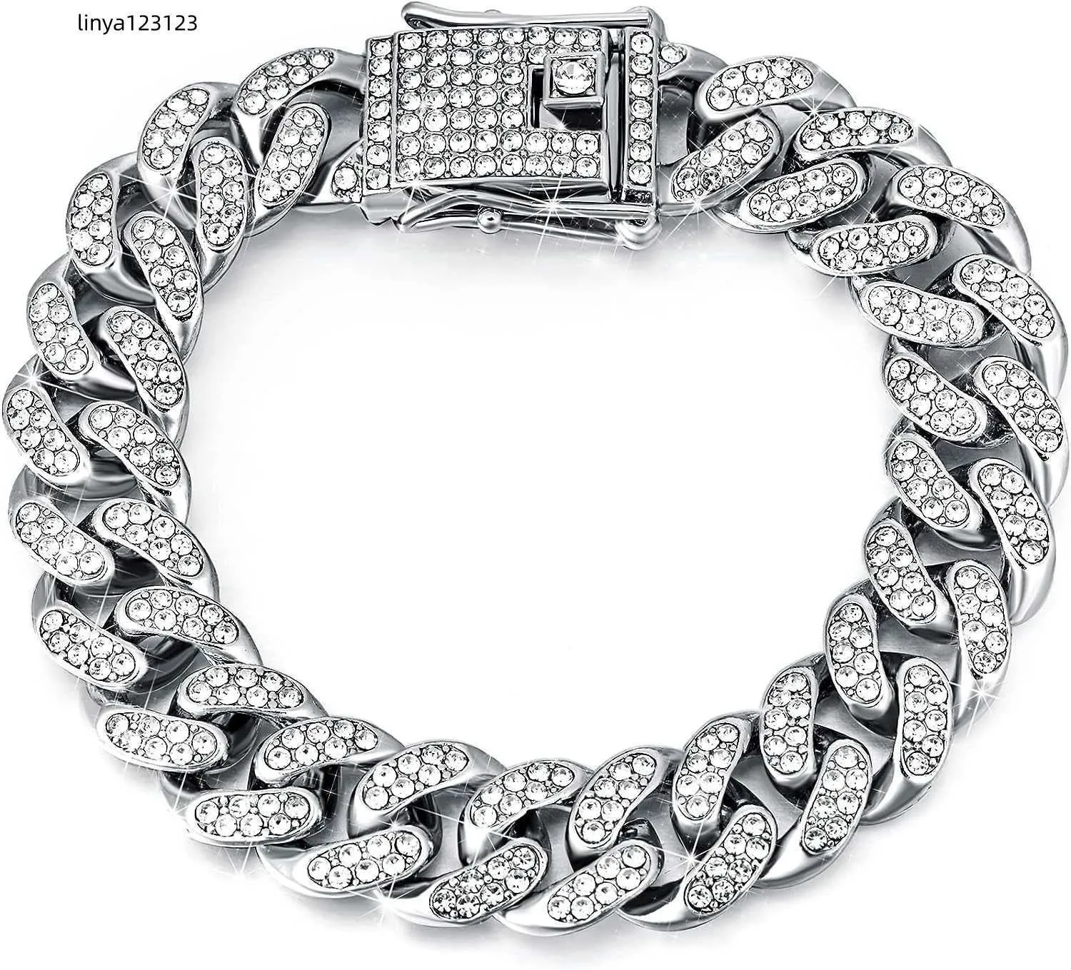 Tallew Cadena De Eslabones Cubanos Para Hombres Collar Cubano De Miami ...