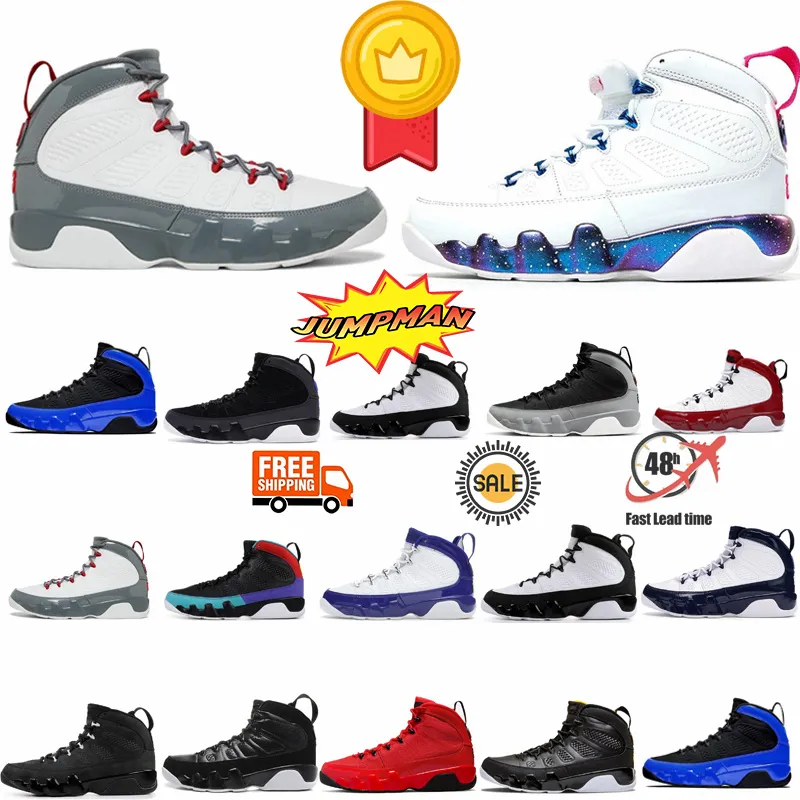 9s Space Jam Basketball Shoes Men High Quality Fire Red, Light Olive ...