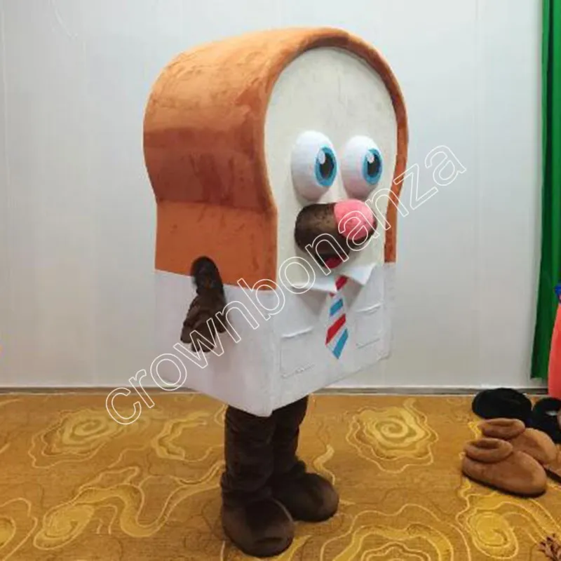 Funny Bread Mascot Costume - Adult Size Halloween Suit, Perfect for ...