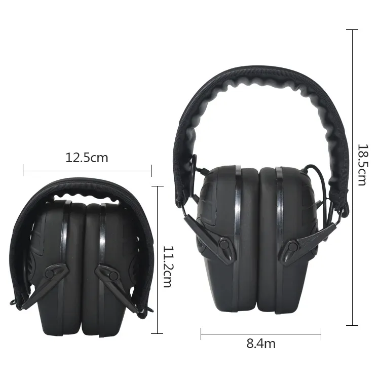 Tactical Ear Muffs For Shooting, Anti Noise Sound Amplification ...