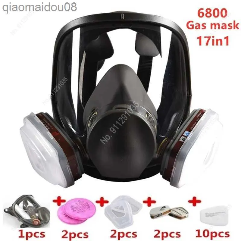 DHgate.com:Full-Face Gas Mask with Filter Cotton, Protective Clothing ...