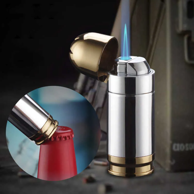 Unique Bullet Lighter - Creative Mini Portable Metal Windproof Butane ...