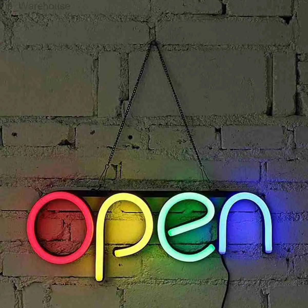 DHgate.com:Open LED Neon Sign Light, Colorful Lighted Letter Decor Lamp ...