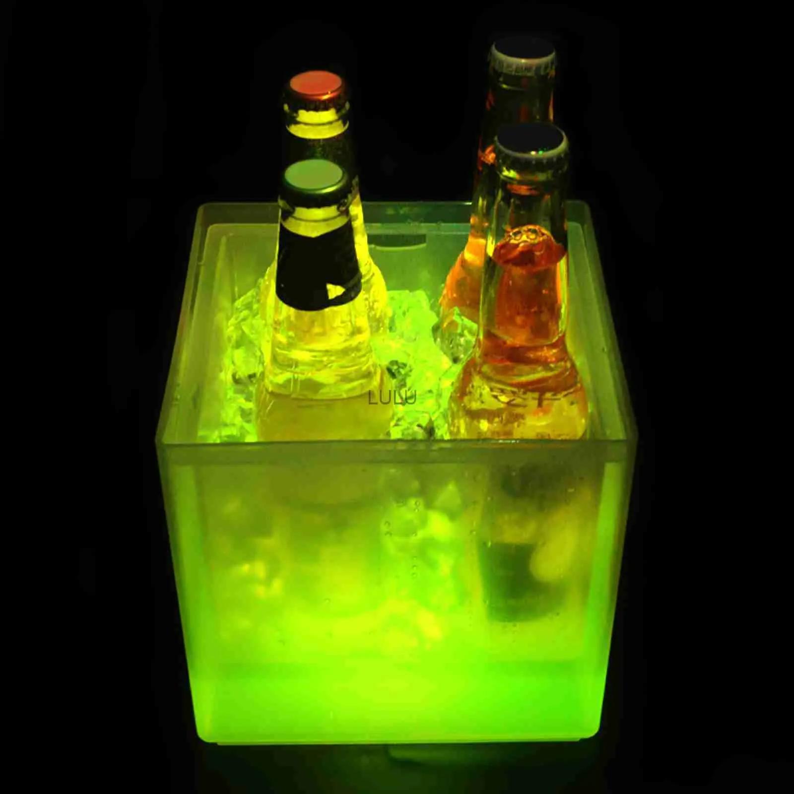 DHgate.com:LED Light Ice Bucket | Double-Layer Cooler for Bars & Clubs ...