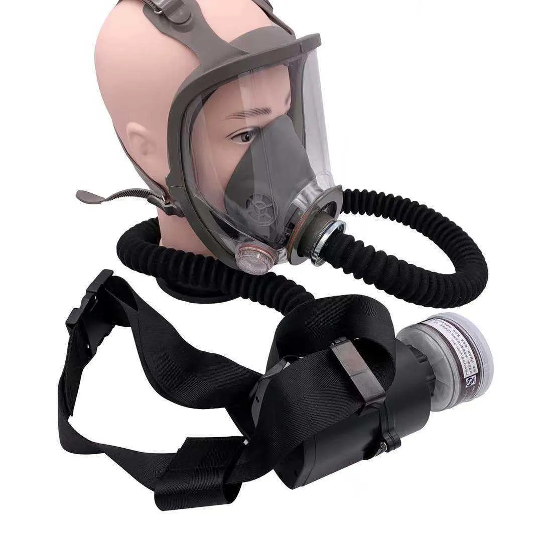 Electric Gas Mask Respirator System with Built-in 4000mAh Battery for ...