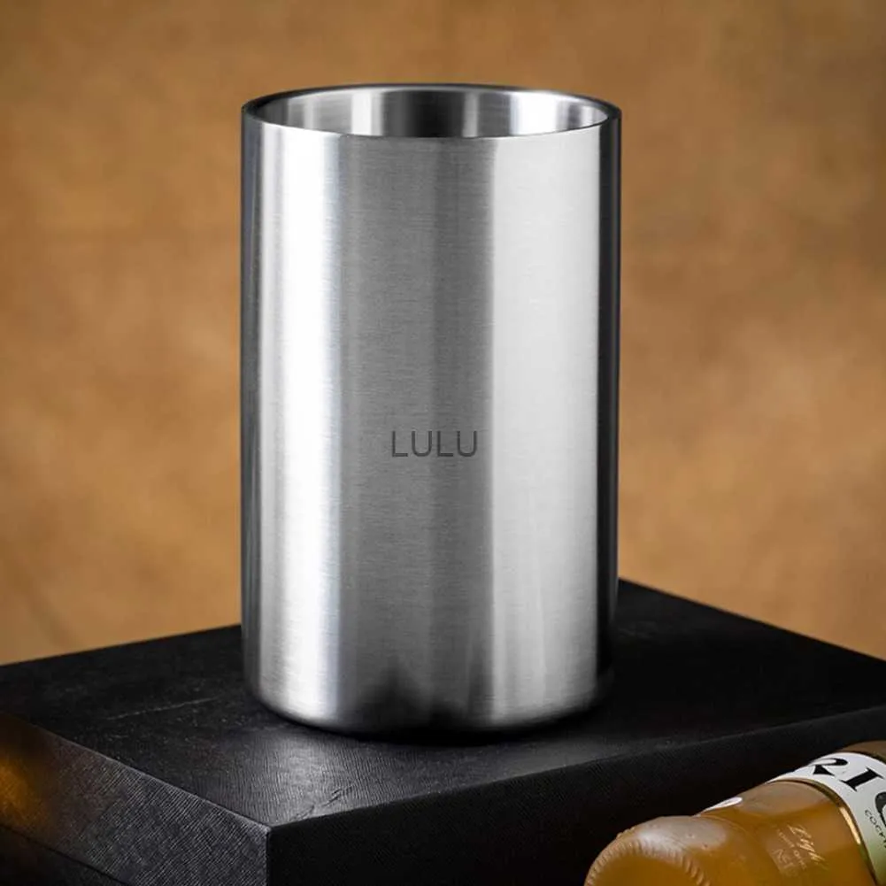 DHgate.com:Stainless Steel Double-wall Ice Barrel Champagne Bucket, Bar ...