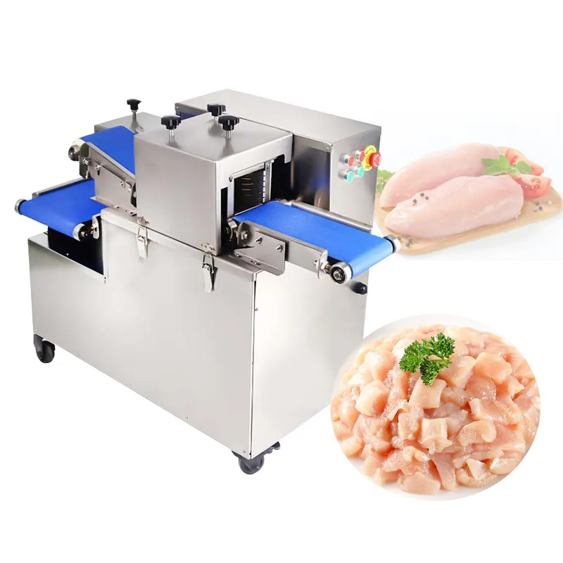 Automatic Frozen Meat Beef Cube Dicer Cutting Dicing Processing Machine ...