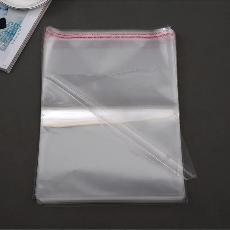 Clear Garment Bags Self Adhesive Polyester Packaging for Clothes T ...