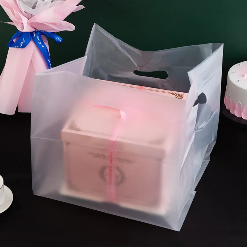 50 Frosted Transparent Plastic wrapper for gift for Baking, Cake, Bread ...