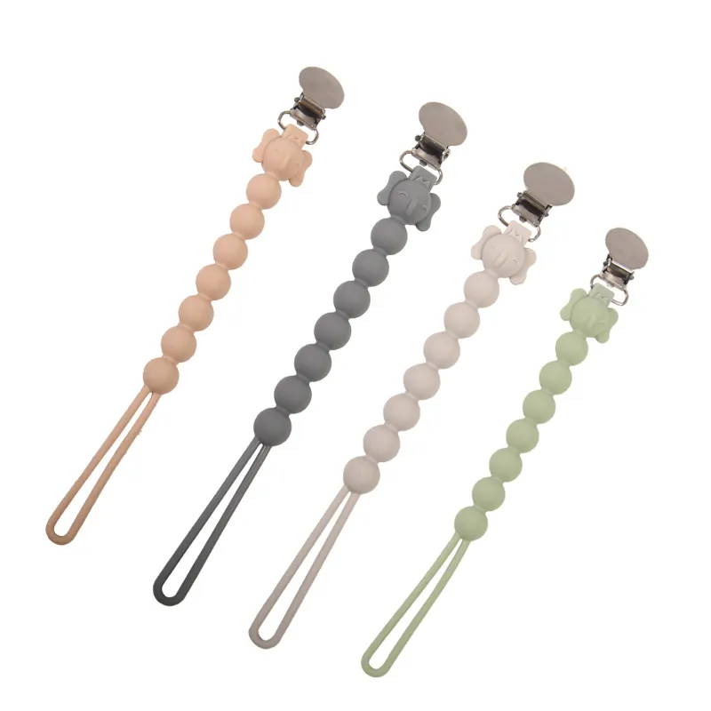 DHgate.com:Silicone Baby Teething Toys, 2024 Pacifier Clips for Boys ...