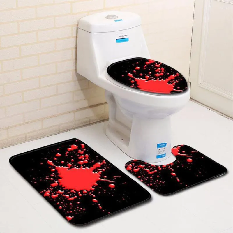 DHgate.com:Handprint Blood Bath Mat, Non-Slip Absorbent Doormat for ...