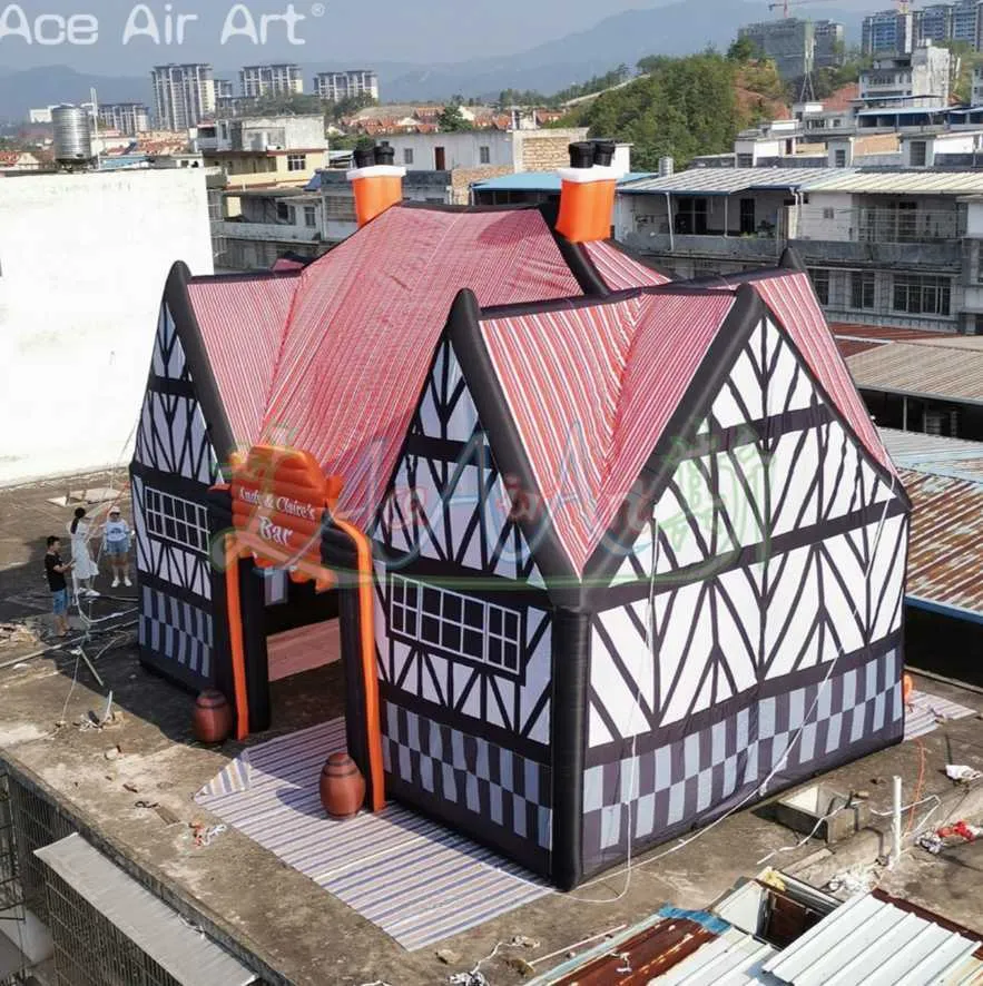DHgate.com:Giant Inflatable Bar Tent with Custom Castle Design, Wine ...