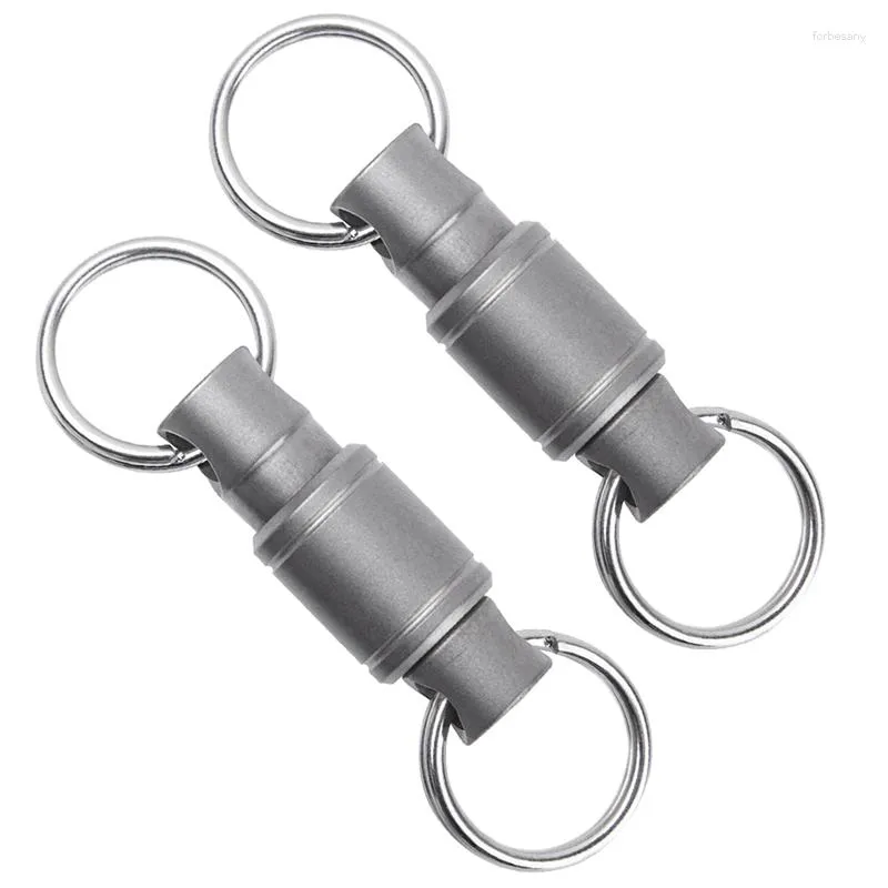 DHgate.com:Upgraded Pull-Apart Heavy-Duty Titanium Keychain with 2 ...