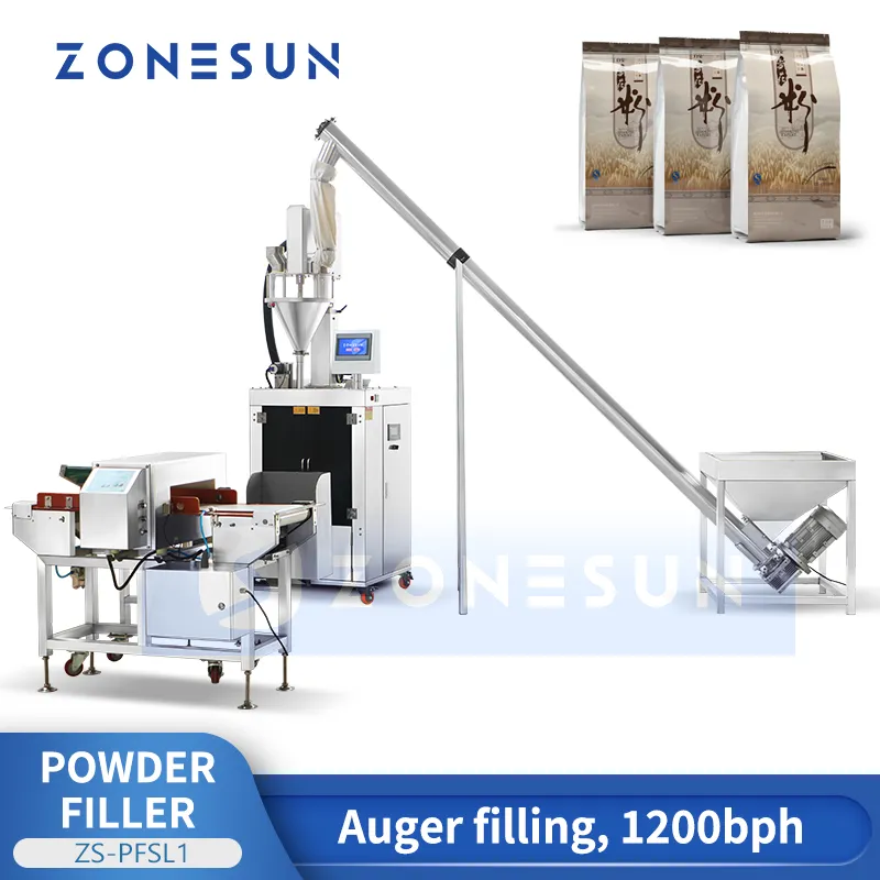 DHgate.com:ZONESUN 2024 Automatic Powder Packing Machine Tea Spices ...