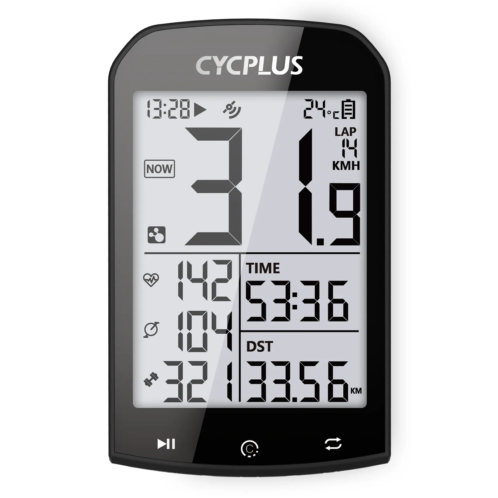 Bike Computers CYCPLUS M1 GPS Bicycle Computer Cycling Speedometer with ...