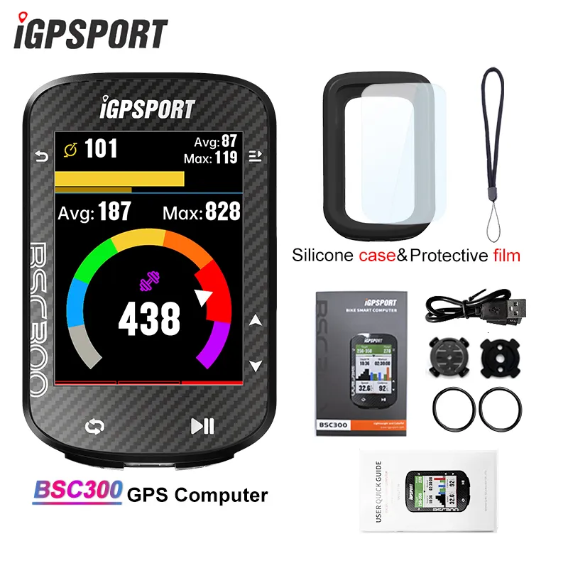 Bike Computer iGPSPORT BSC300: Wireless GPS Cycling Computer with Color ...