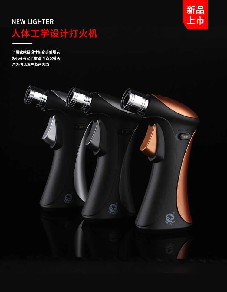 Refillable Butane Cooking Torch, Gas Lighter Cooker With Safety Lock ...