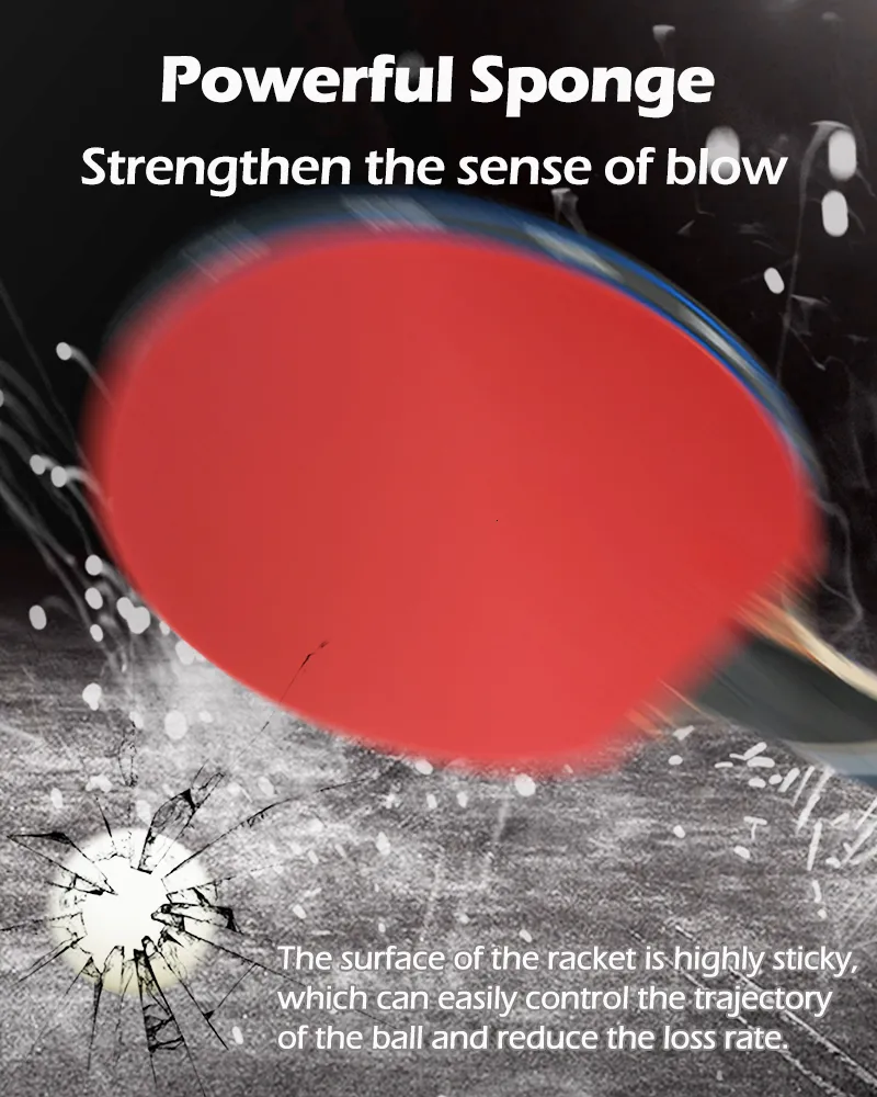 Racchette Da Ping Pong KOKUTAKU ITTF Professionale 4 5 6 Star Racchetta Da Ping Pong Carbonio ...